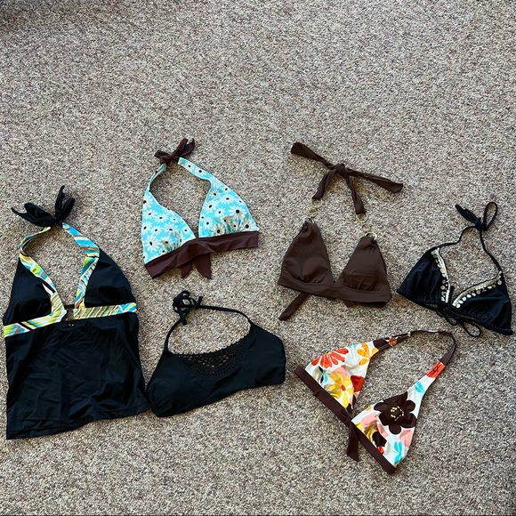 Swim | Swimsuit Bikini Tops Bundle All 6 Included In Price | Poshmark